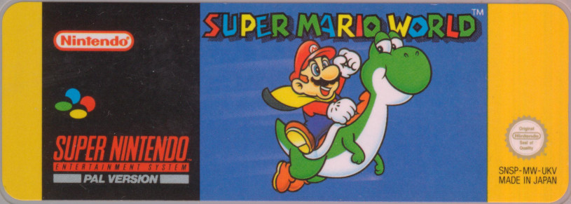Snes Central: Super Mario World (SNSP-MW-UKV) - Cart Information